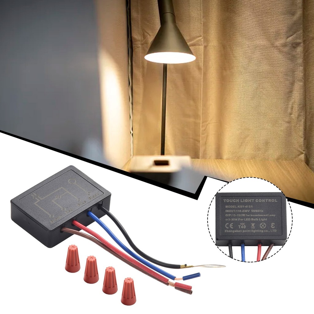220V Touch Light Switch Table Lamp Dimmer Control Module Sensor ...