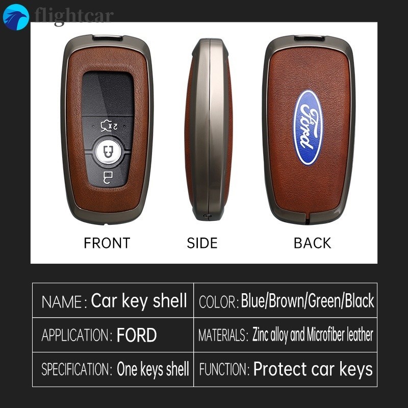 （FT）6D Zinc alloy Key Cover For Ford New Ranger Wildtrak Ranger Sport ...