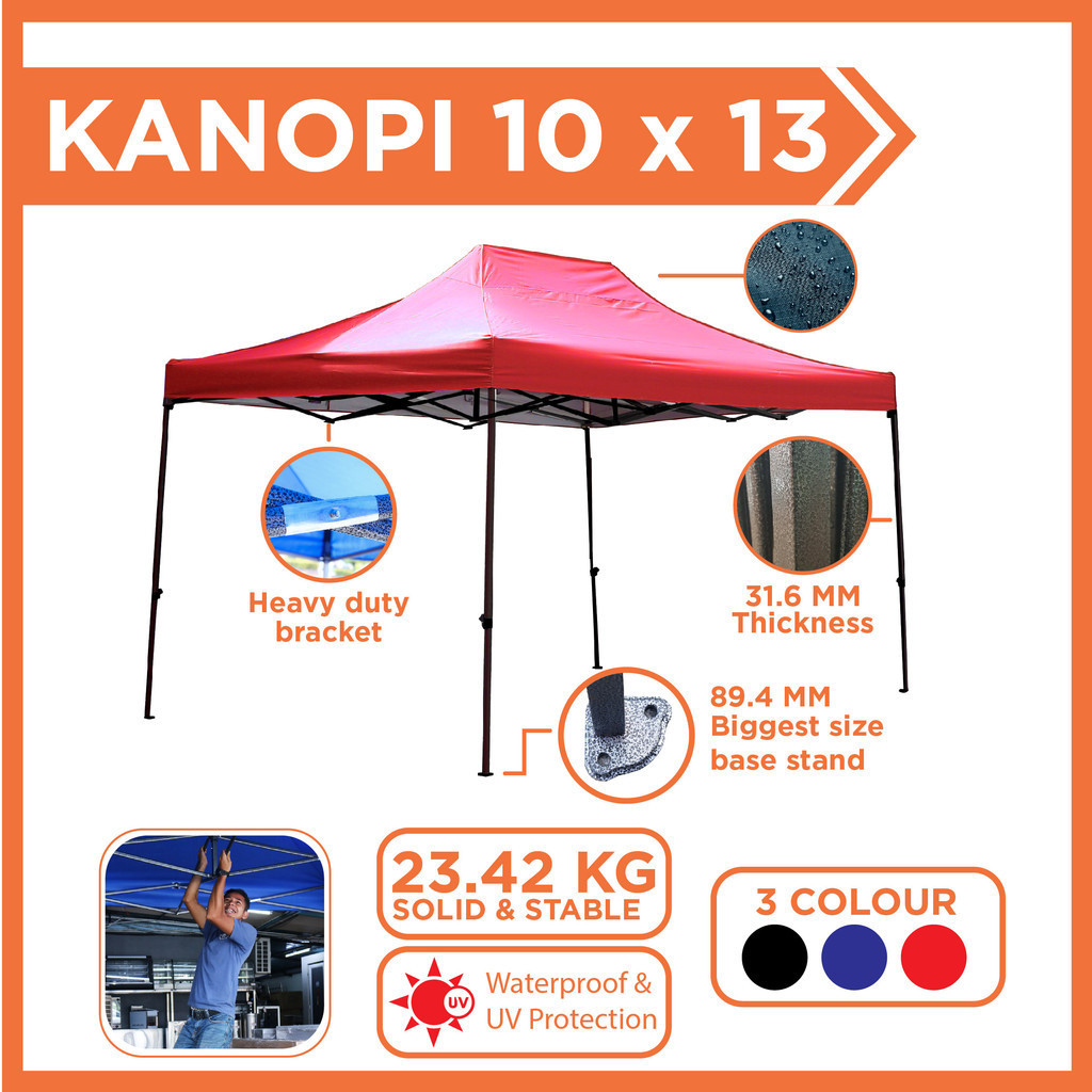 Bravo Canopy Kanopi 10x13 Canopy Canvas Khemah Niaga Khemah Pasar Malam ...