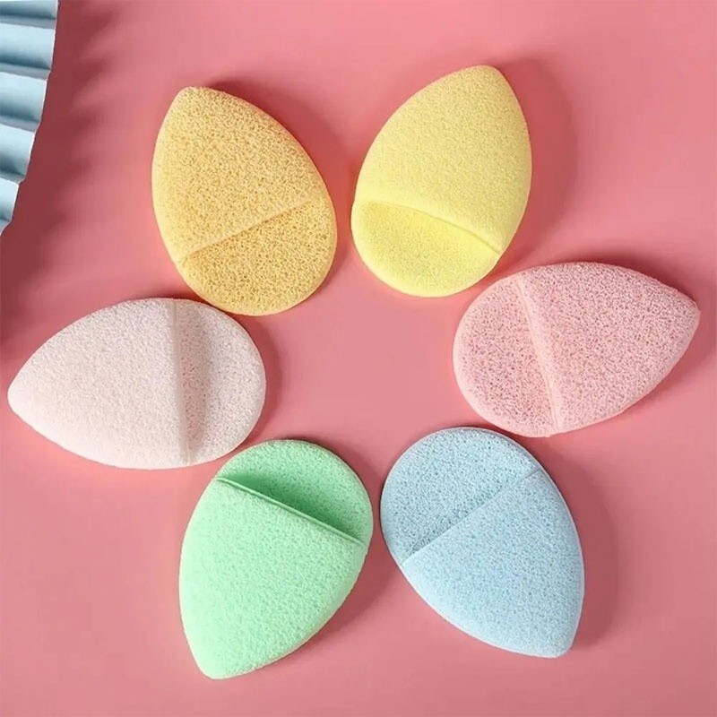 Natural Exfoliating Face Washing Cleansing Puff Makeup Remover Washing ...