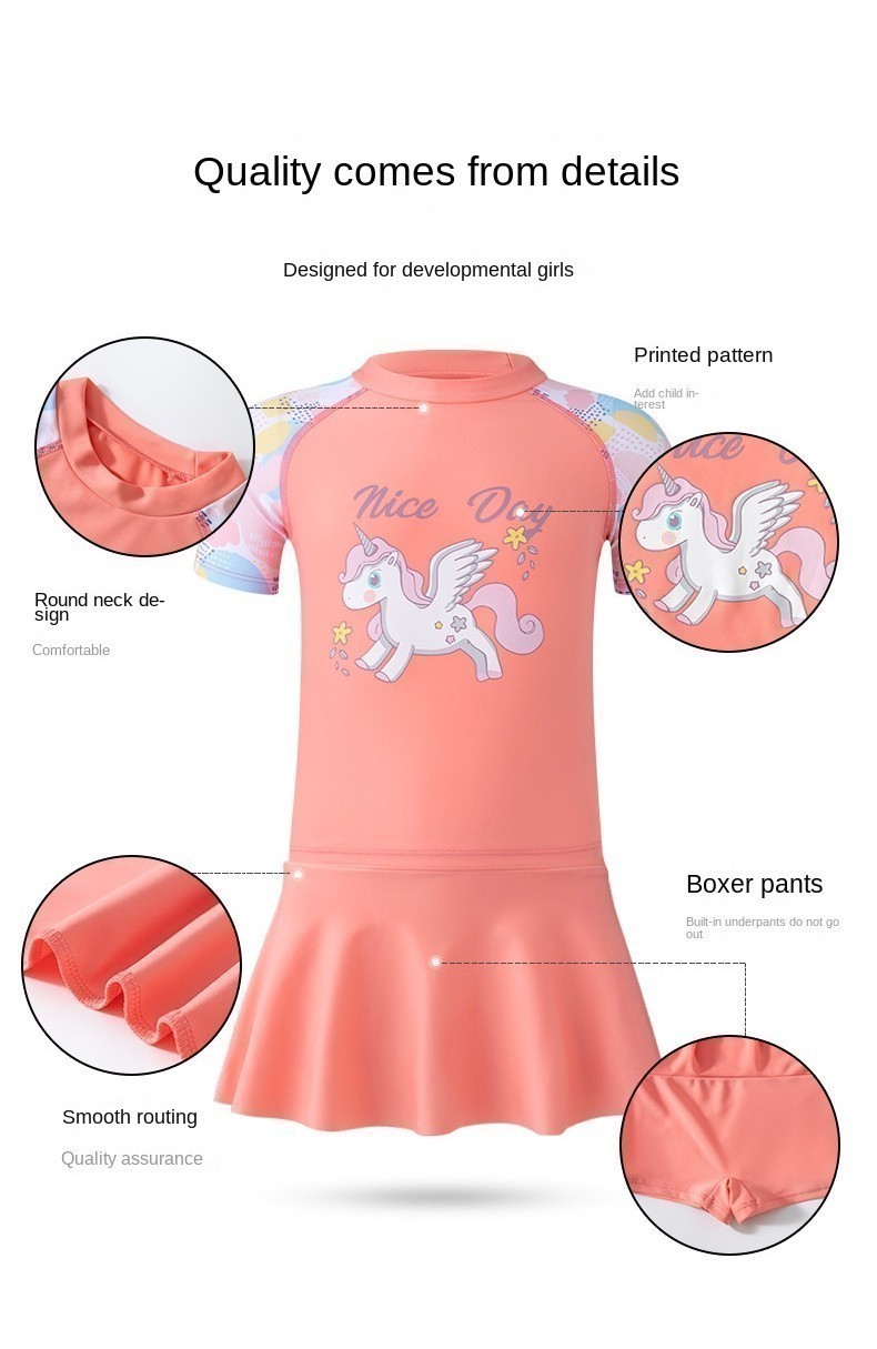 Children Swimsuit Girls Swimsuit Split Girls 2023 New Style Princess ...