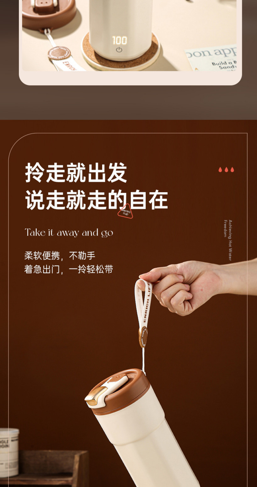 Malay Plug!! 300W Electric Kettle 500ml (220V+USB) Portable Travel 304 ...