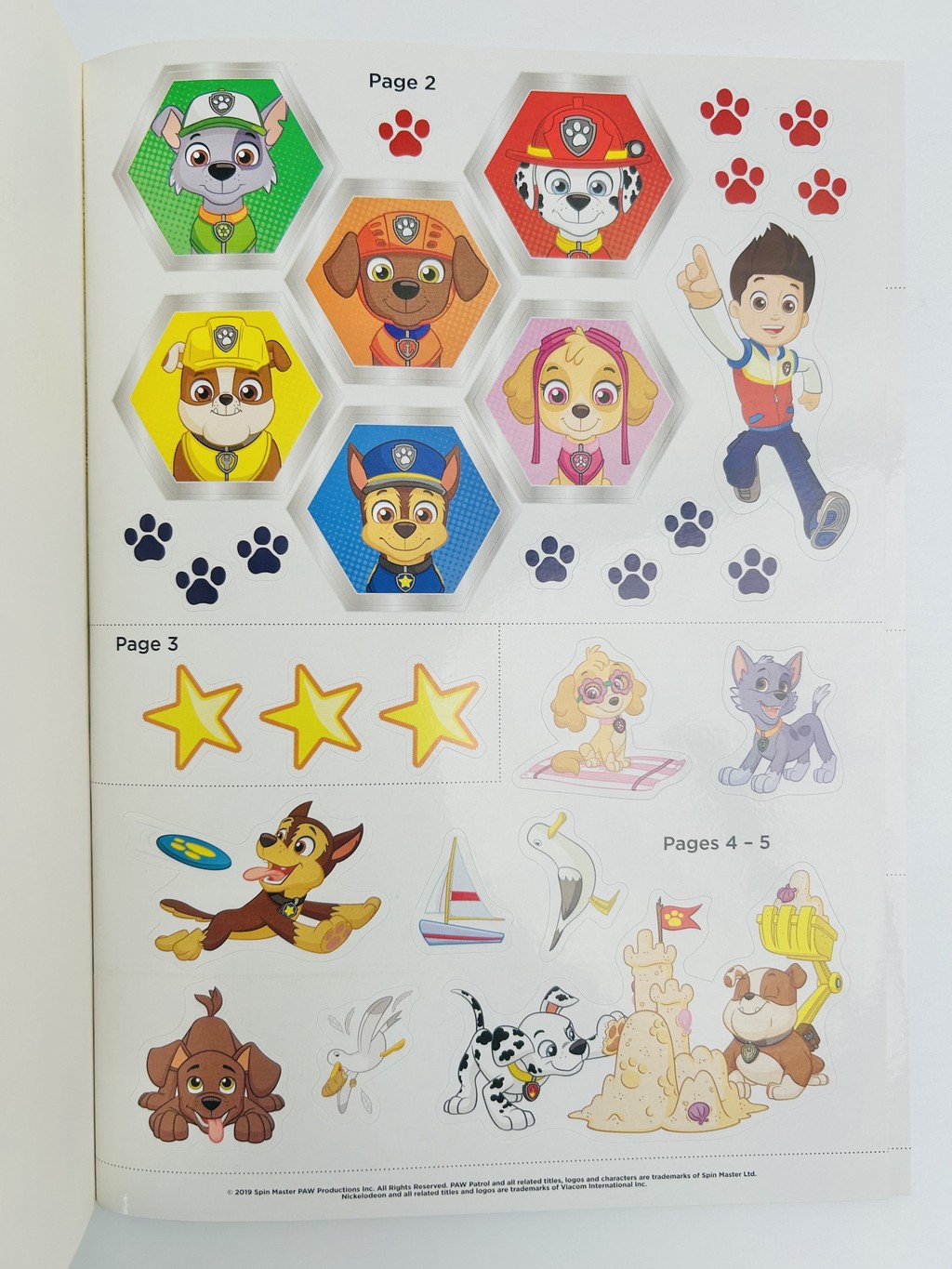 Paw Patrol 1000 Sticker & Activity Book For Kids With Fun Activities ...