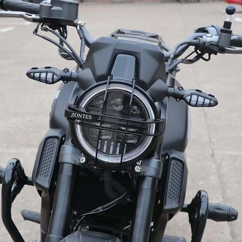 New Motorcycle Headlight Protection Fit Zontes GK-125 GK-125X GK-155 ...