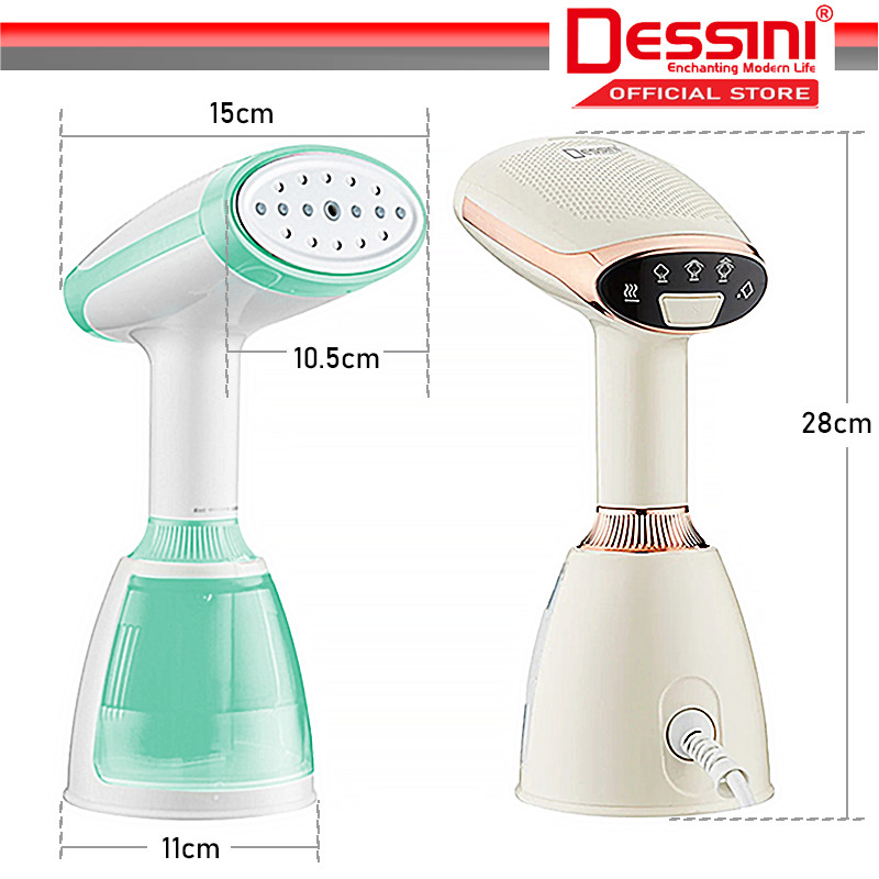 DESSINI ITALY 1600W Electric Ceramic Soleplate Garment Steam Iron ...