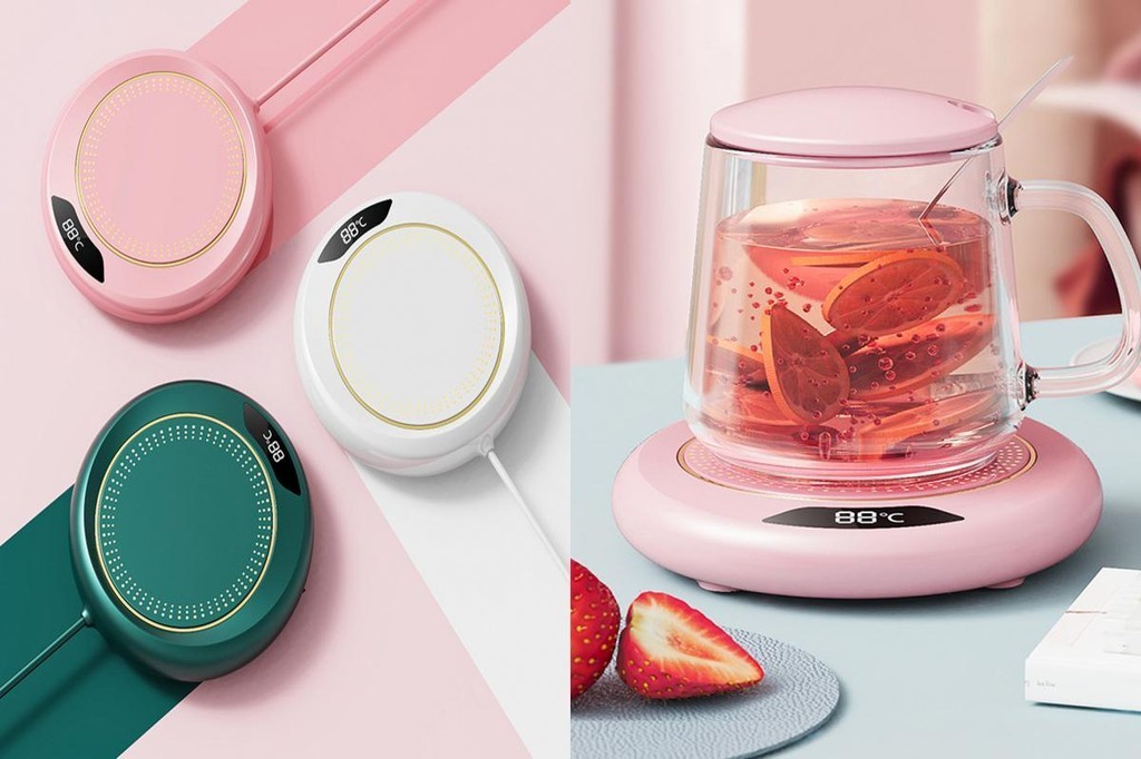 OPPO Electric Cup Warmer Pad Heated Coaster Usb Mug Warmer with 3-temp ...