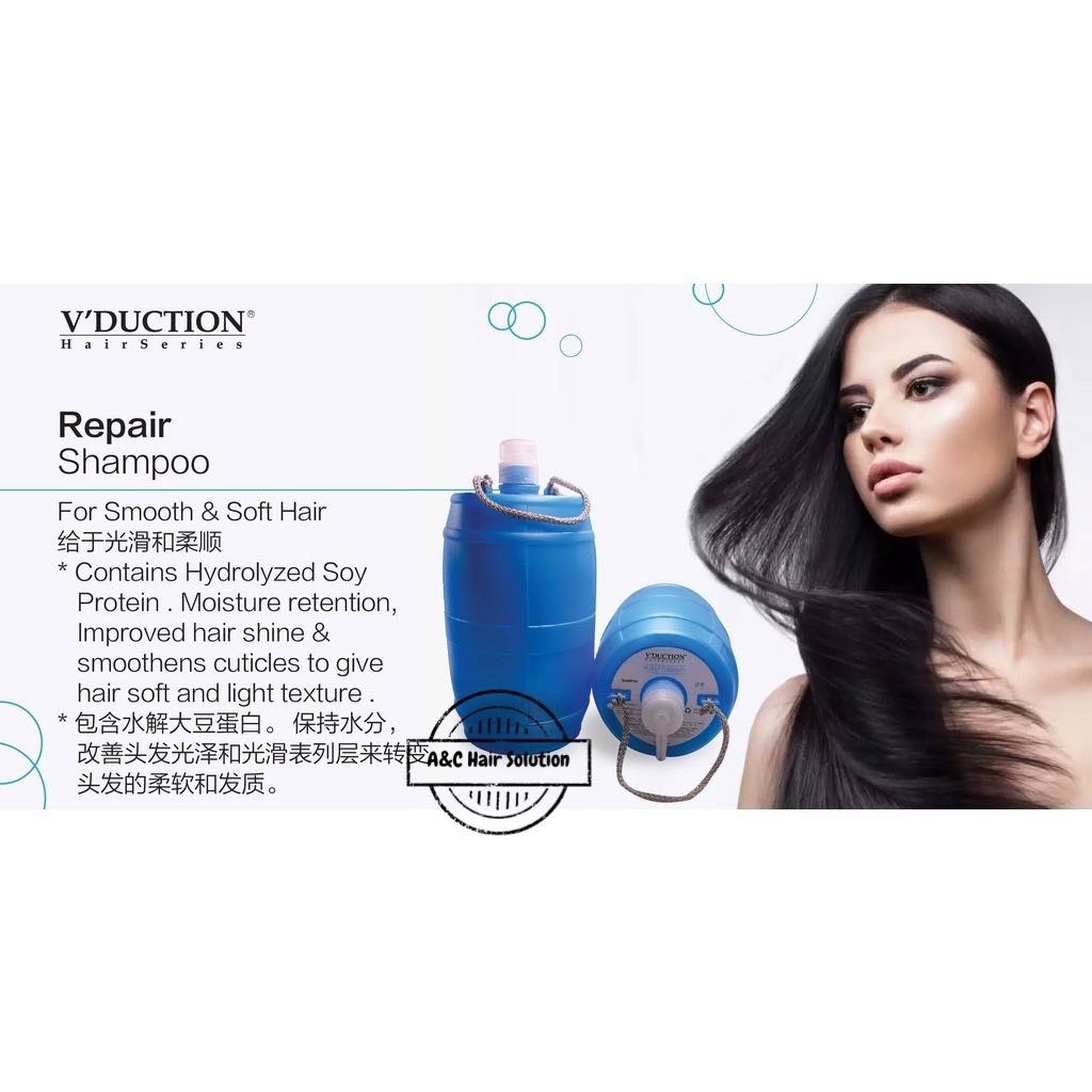 V'duction Salon Galon Cool Mint Repair Hair Shampoo / Conditioner 3000ml Vduction Gallon Shampoo ...
