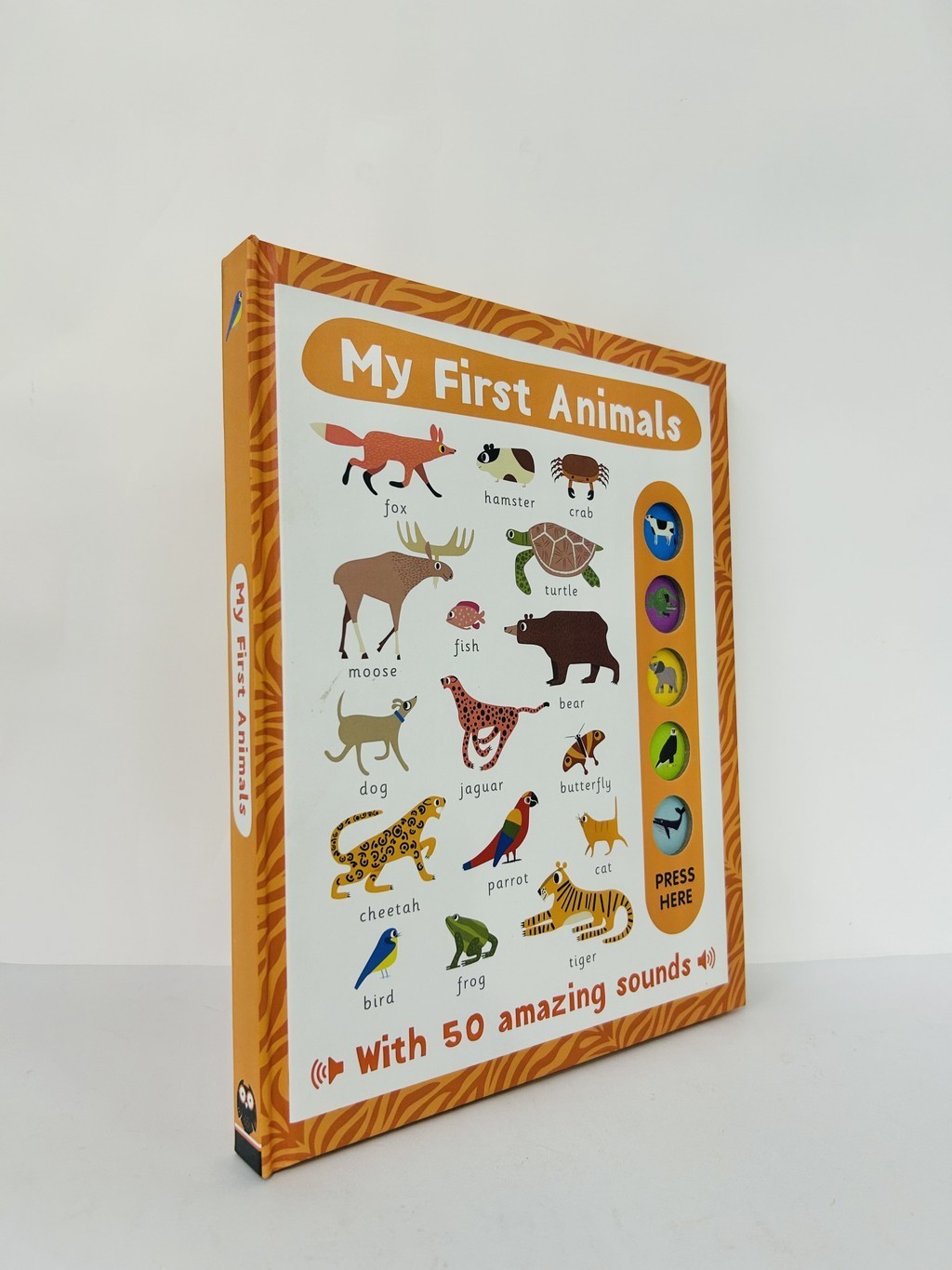 My First Animals Giant Sound Book (Hardcover) For Kids To Learn With 50 ...
