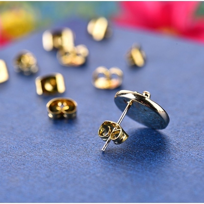 Hot 100pcs/lot Bullet-shaped Round Rubber Earring Backs Stoppers ...
