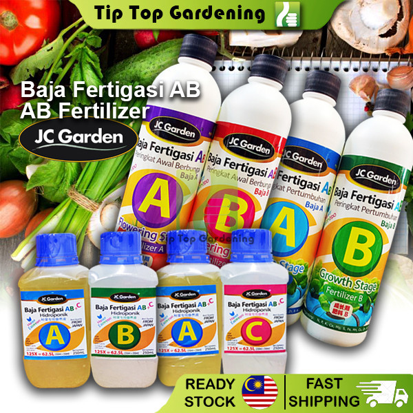 JC Garden Baja AB Baja Sayur Buah Hidroponik / AB Fertilizer For ...