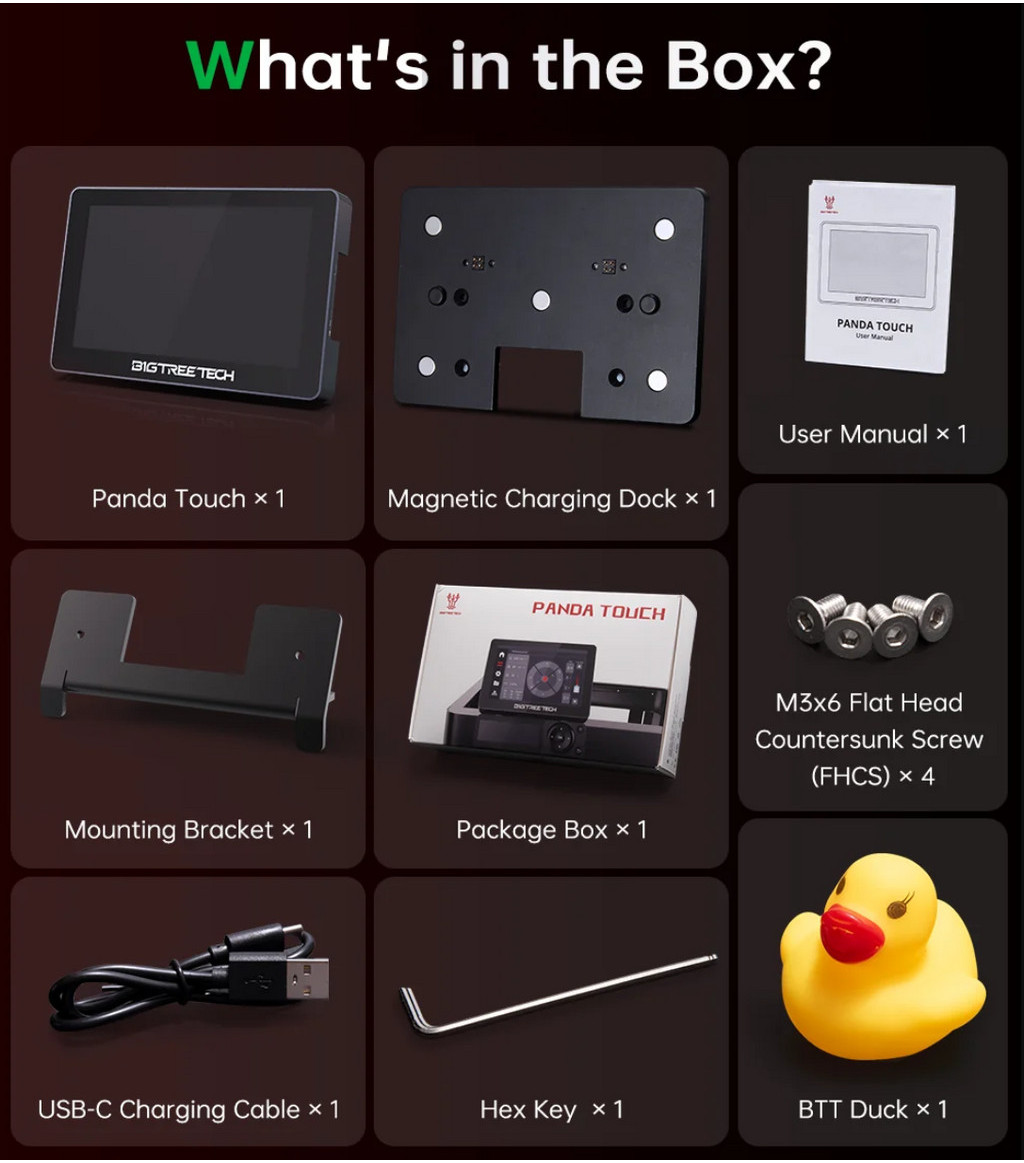 BIGTREETECH Panda Touch V1.0, 5Inch Interactive Display Multi-Printer ...