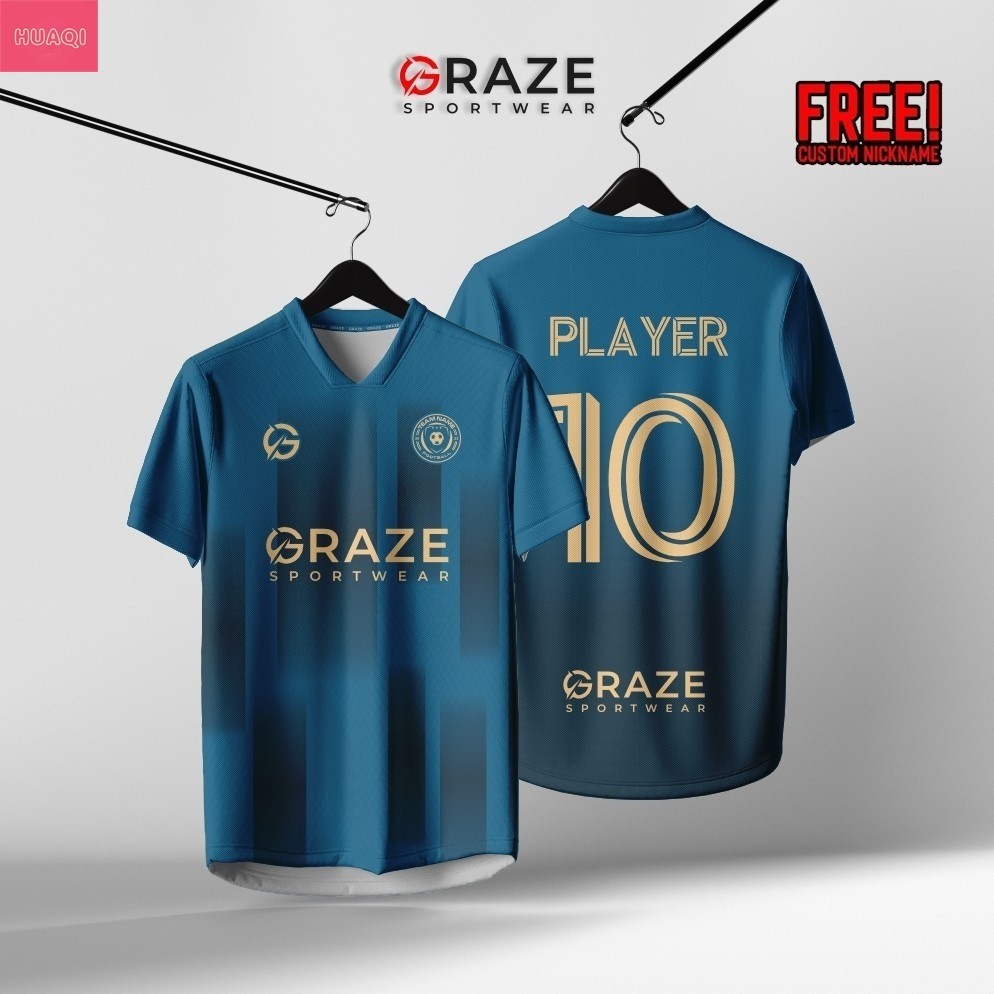 [FREE CUSTOM NAME LOGO] 2024 Sublimation Jersey Five a-side ...