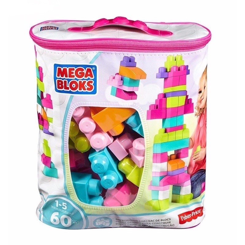 Mega Bloks Fisher-Price Big Large Lego Building Blocks ABC & 80 pcs Bag ...