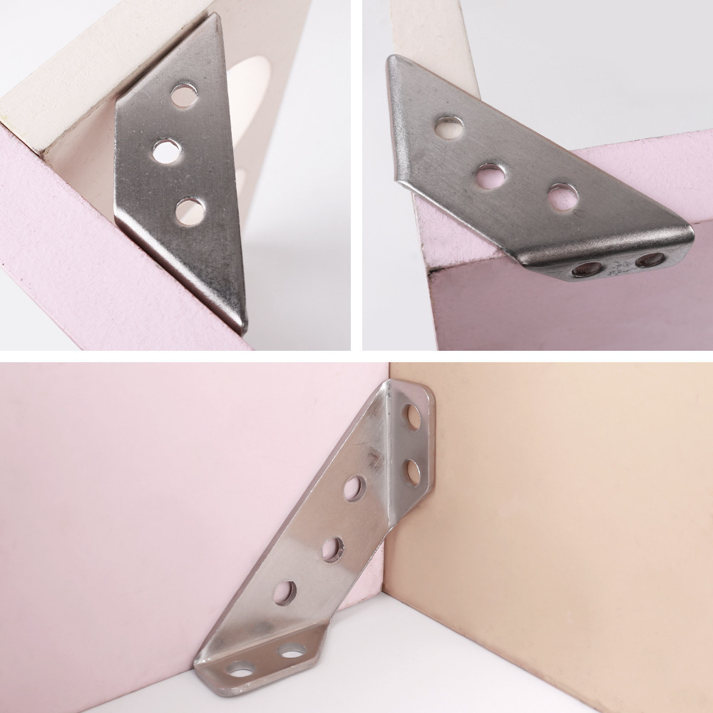 Universal Furniture Corner Connector Stainless Steel Triangular Support ...