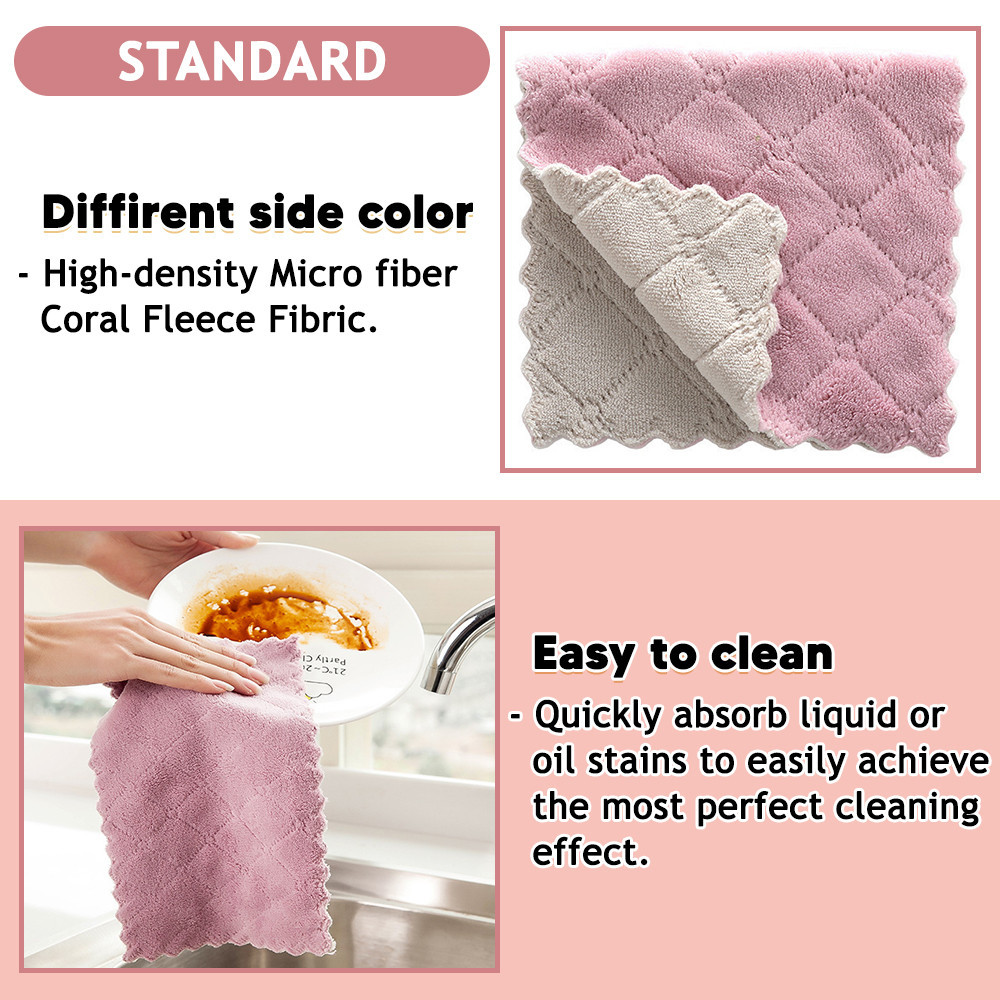 [1PC] Innohut Micro-Fiber Towel Cleaning Cloth Absorbent Kitchen Towel ...