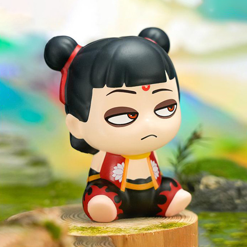 Cute Nezha Relief Squeeze Toy Lovely Aobing Kids Squeezing Toys Doll ...