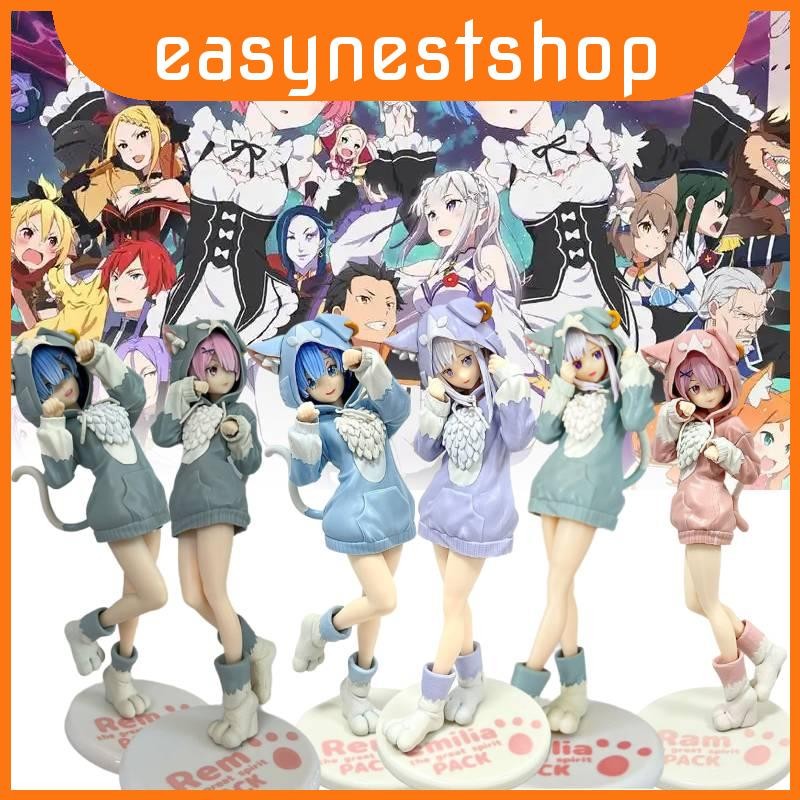 Pvc High Quality Emilia Rem Ram Figures Collectible Pack For Fans ...