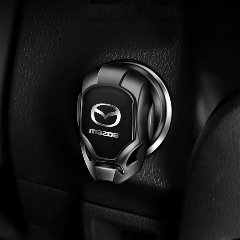 Car One Button Start Stop Cover Sticker for Mazda 3 CX5 CX30 6 CX5 CX3 ...