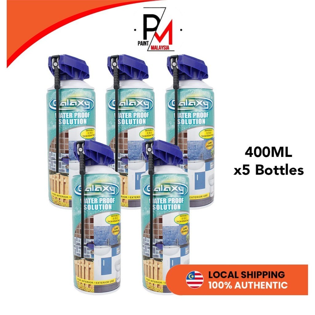 GALAXY Waterproof Solution 400ML (5 Bottle) Interior Concrete Leak ...