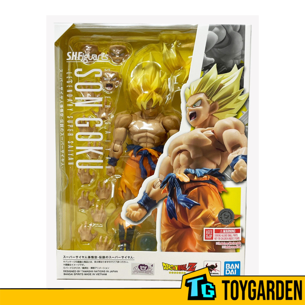 Bandai Tamashii Nations S.H.Figuarts Dragon Ball Super Saiyan Son Goku Legendary Super Saiyan ...