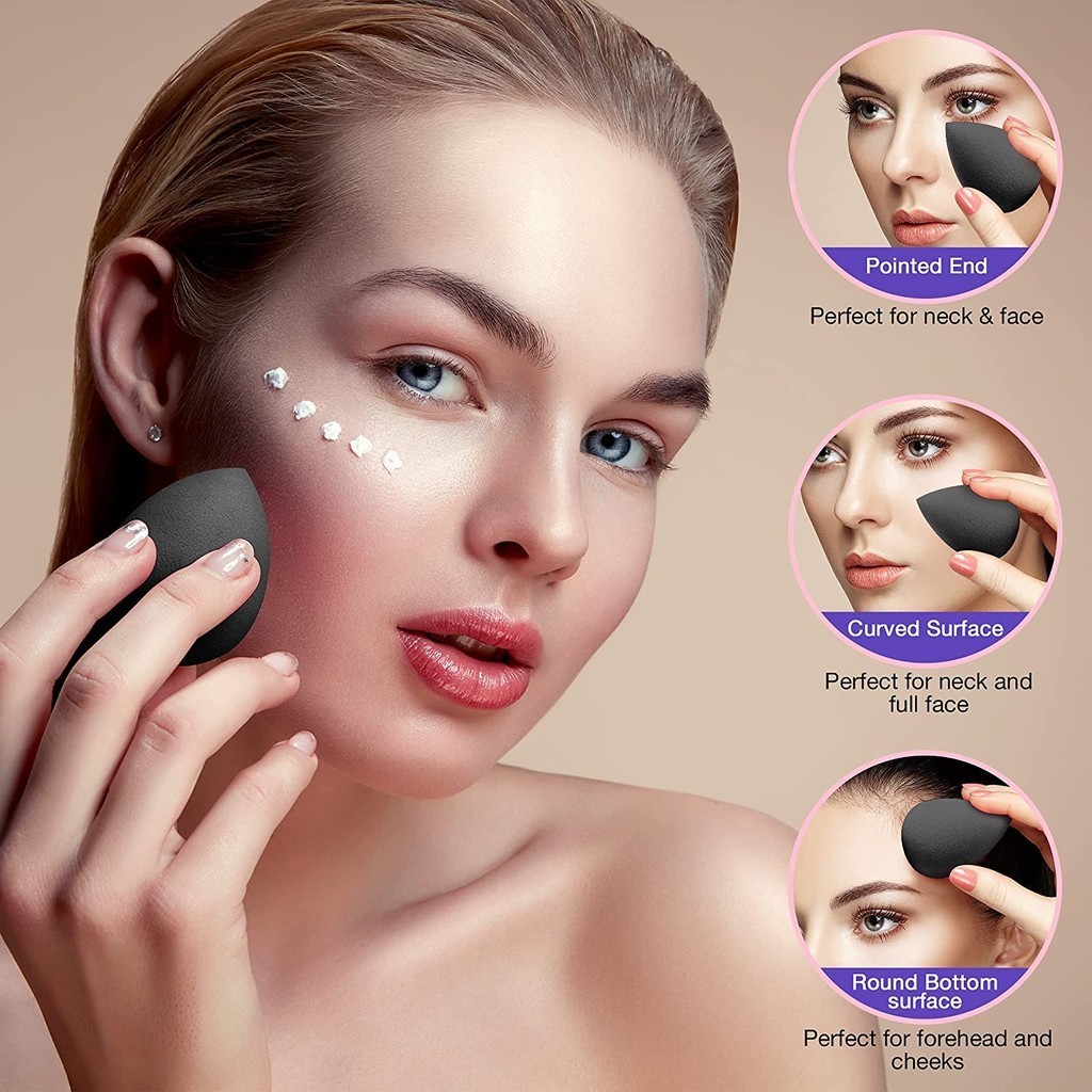 Professional Water Drop Makeup Sponge, Perfect For Applying Foundation ...