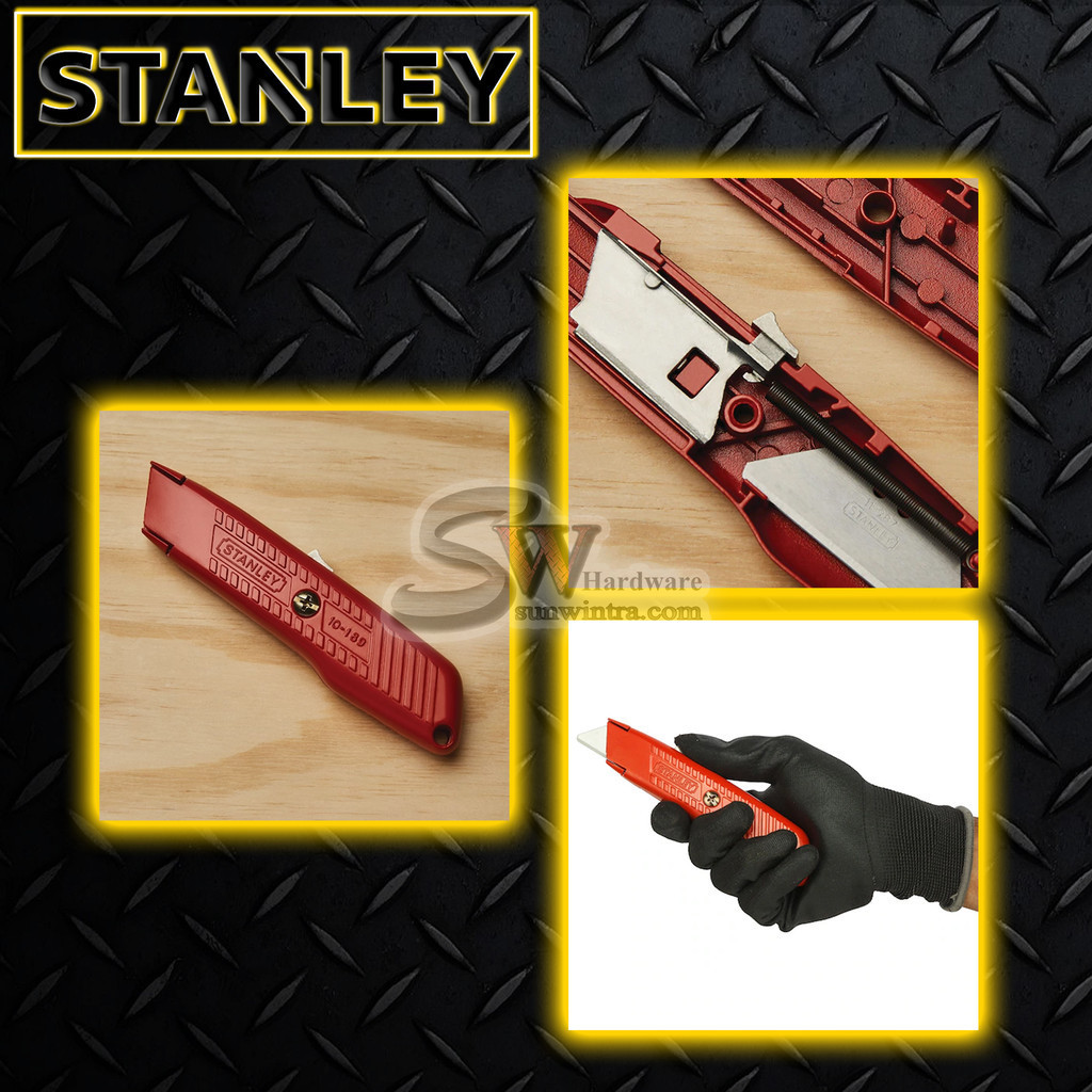 STANLEY InterLock® Self-Retracting Utility Knife 10-189C 10189C ...