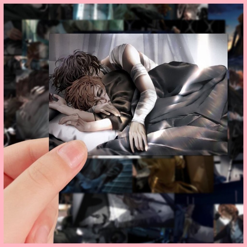 ((GUYN) Stickers Bungo Stray Dogs (54 Sheets) Dazai osamu Two ...