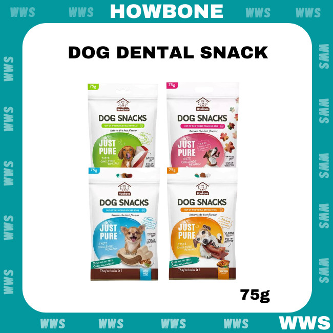 Howbone Just Pure Dental Treat for Dog - Rocker Bone# Training Star ...