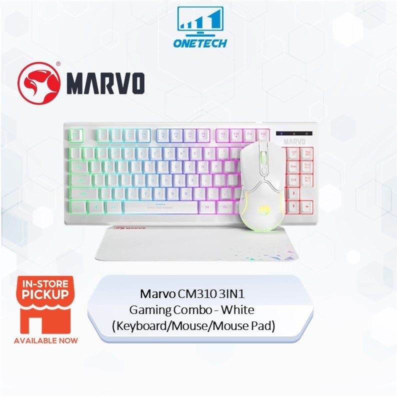 Marvo CM310 3IN1 Gaming Combo/Marvo CM372 3IN1 Mechanical (Keyboard ...