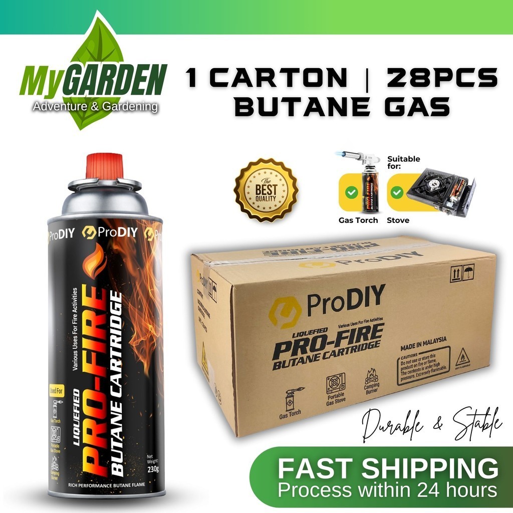 1 Carton Butane Gas Refill Camping Equipment Cooking Gas Stove 28 ...