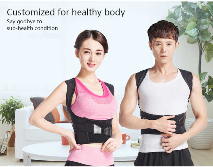[Local Stock] 3D Stretch Hunchback Correction Belt/Back Brace Posture ...