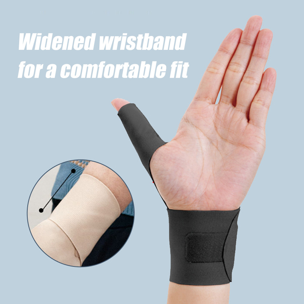 1Pcs Thumb Wrist Support Brace, Elastic Arthritis Fingerless Glove for ...