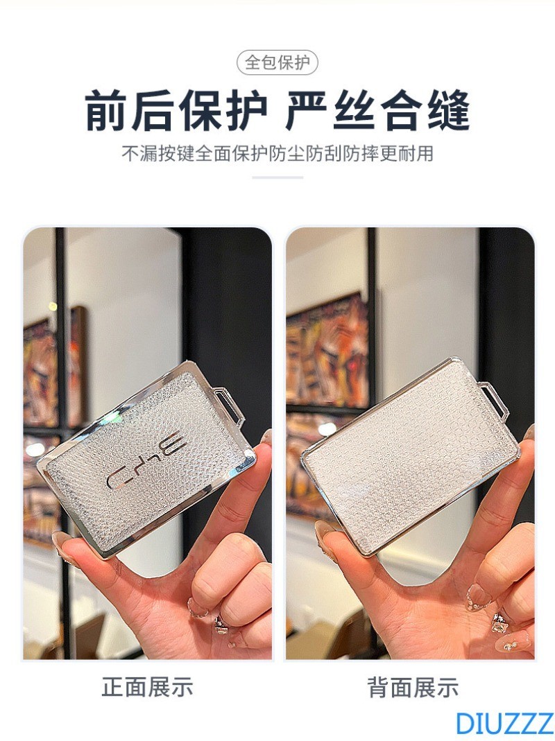 Soft TPU Car NFC Card Remote Key Cover Fob Case For BYD Tang DM Han EV ...