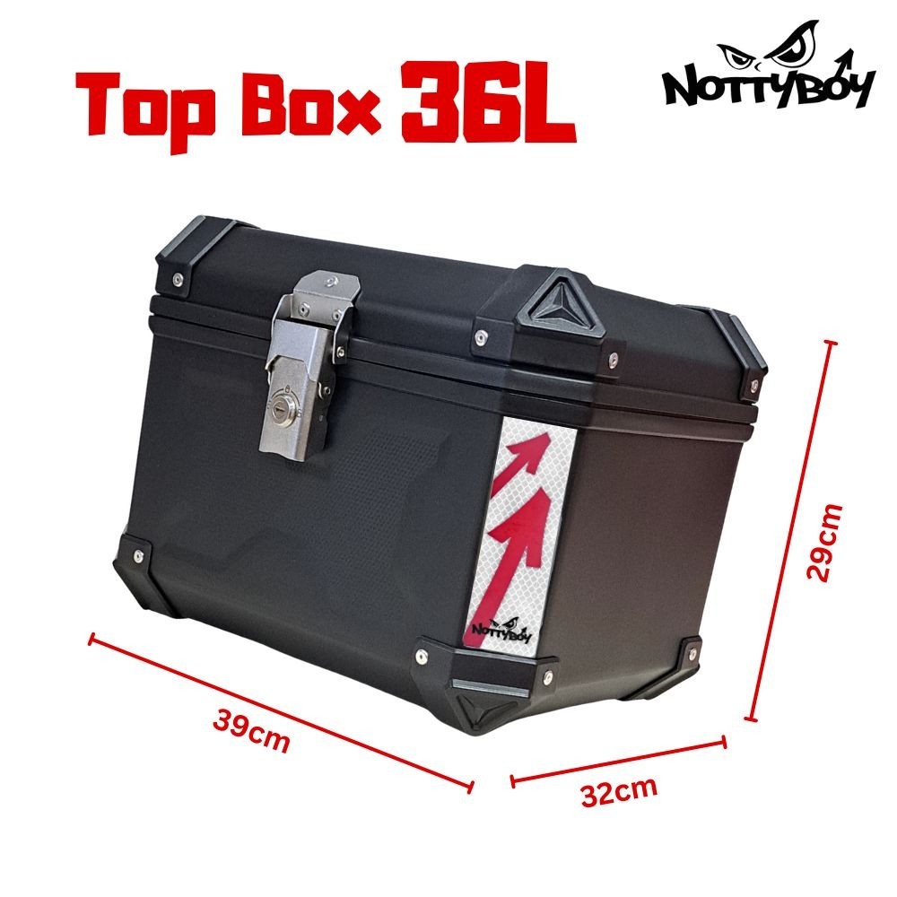 Top Box ABS Nottyboy Design 36L 45L Waterproof Solid Abs Universal Base ...