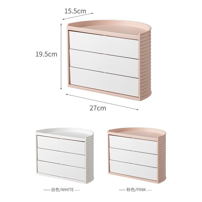 Rotating Storage Box Desktop Ins Desktop Bedroom Rotating Storage ...