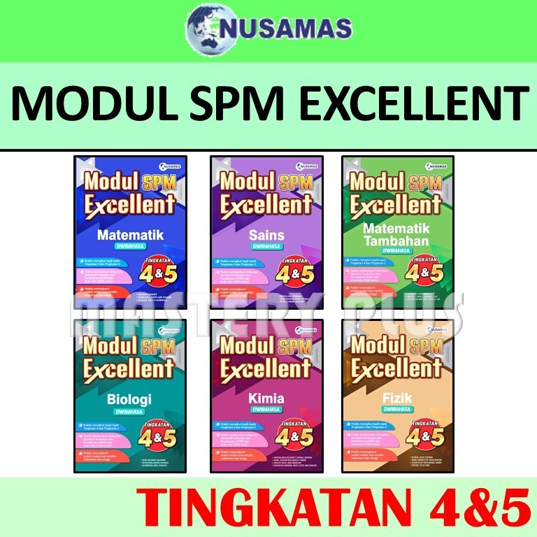 MODUL SPM EXCELLENT TINGKATAN 4&5 (2024) - Matematik / Matematik ...