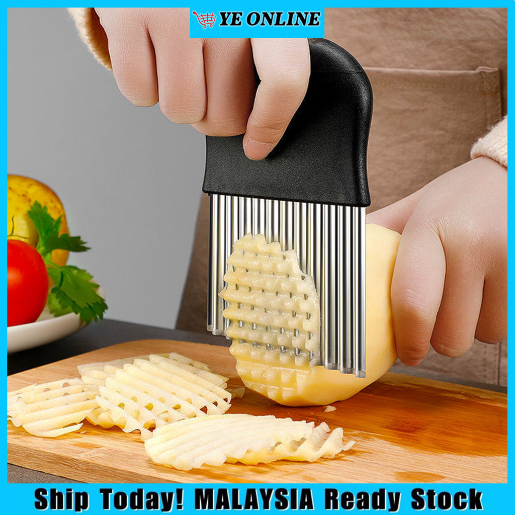 4 IN 1 Stainless Steel Vegetable Fruit Knife Cutter Chopper Slicer ...