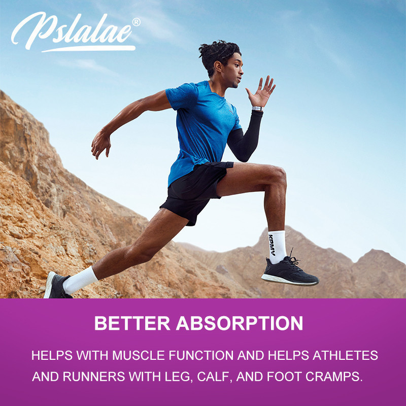 Pslalae Made in the USA - Magnesium Citrate Capsules - Supports muscle ...