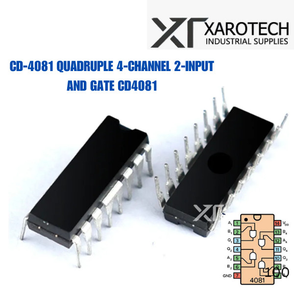 CD-4081 Quadruple 4-Channel 2-Input AND Gate CD4081 | Shopee Malaysia