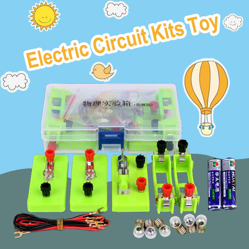 【FAST SHIP】Electric Circuit Kit Children DIY Educational Experiment Toy ...