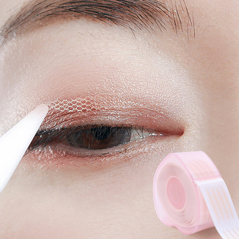120 Stickers Natural Invisible Double Eyelid Patches - Lace Mesh Skin Tone Eyeliner Patch ...