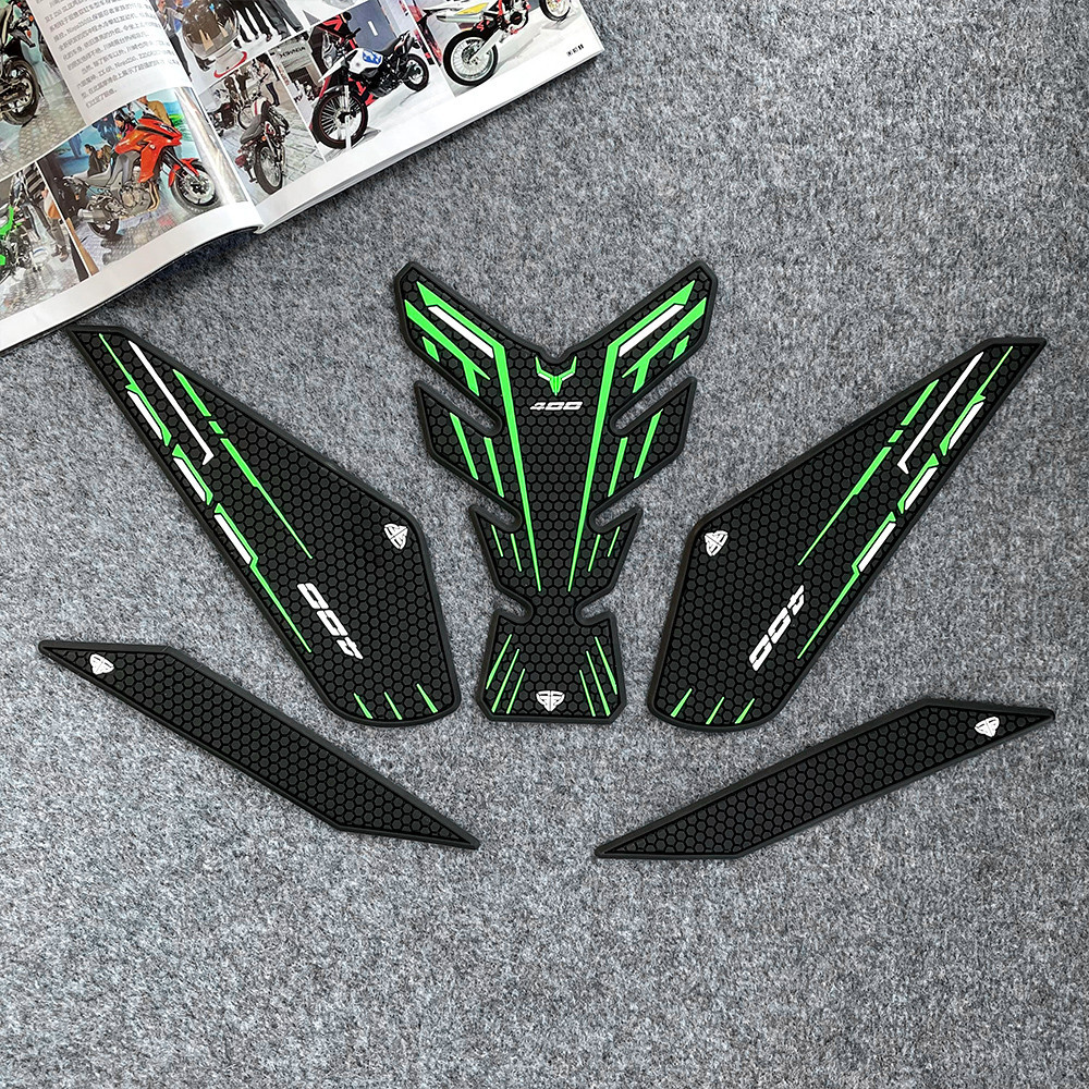 Kawasaki Z400 Tank Pad Protector Sticker Rubber Decal Gas Fuel Knee ...