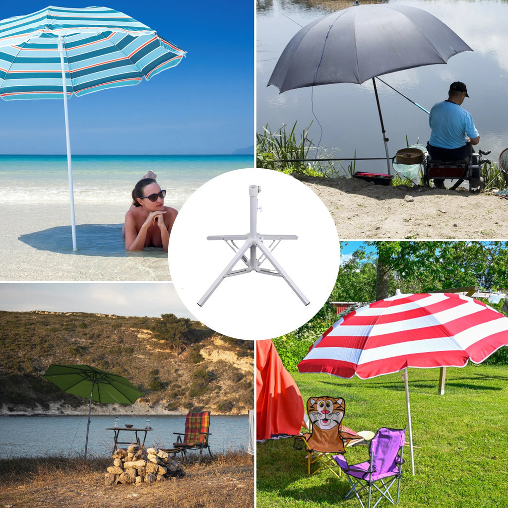 Sun Beach Fishing Stand Garden Patio Parasol Ground Anchor Umbrella ...