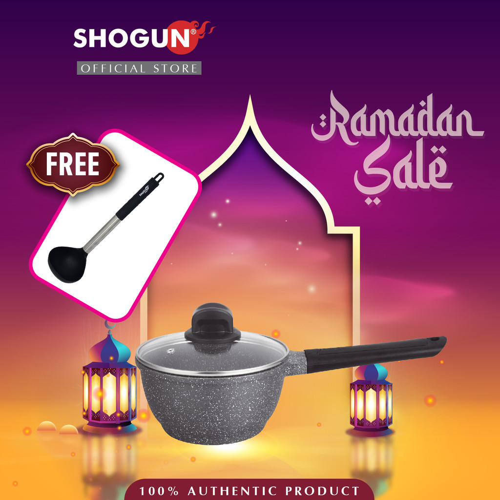 Shogun Kyoto 18cm Saucepan + Shogun K-Essentials Silicone Ladle ...