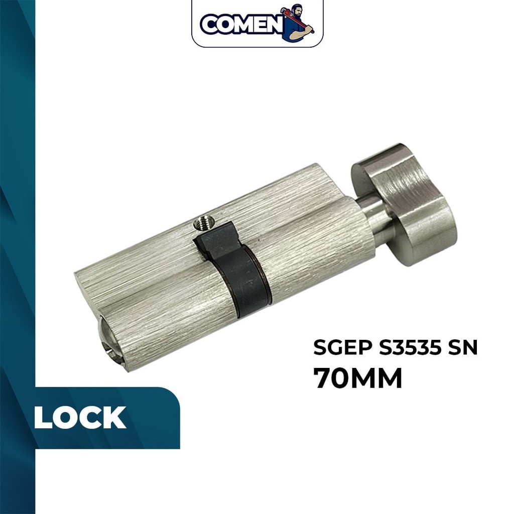 ST GUCHI SGEP-S3535/SN Thumbturn Key Profile Cylinder 70MM One Sided ...