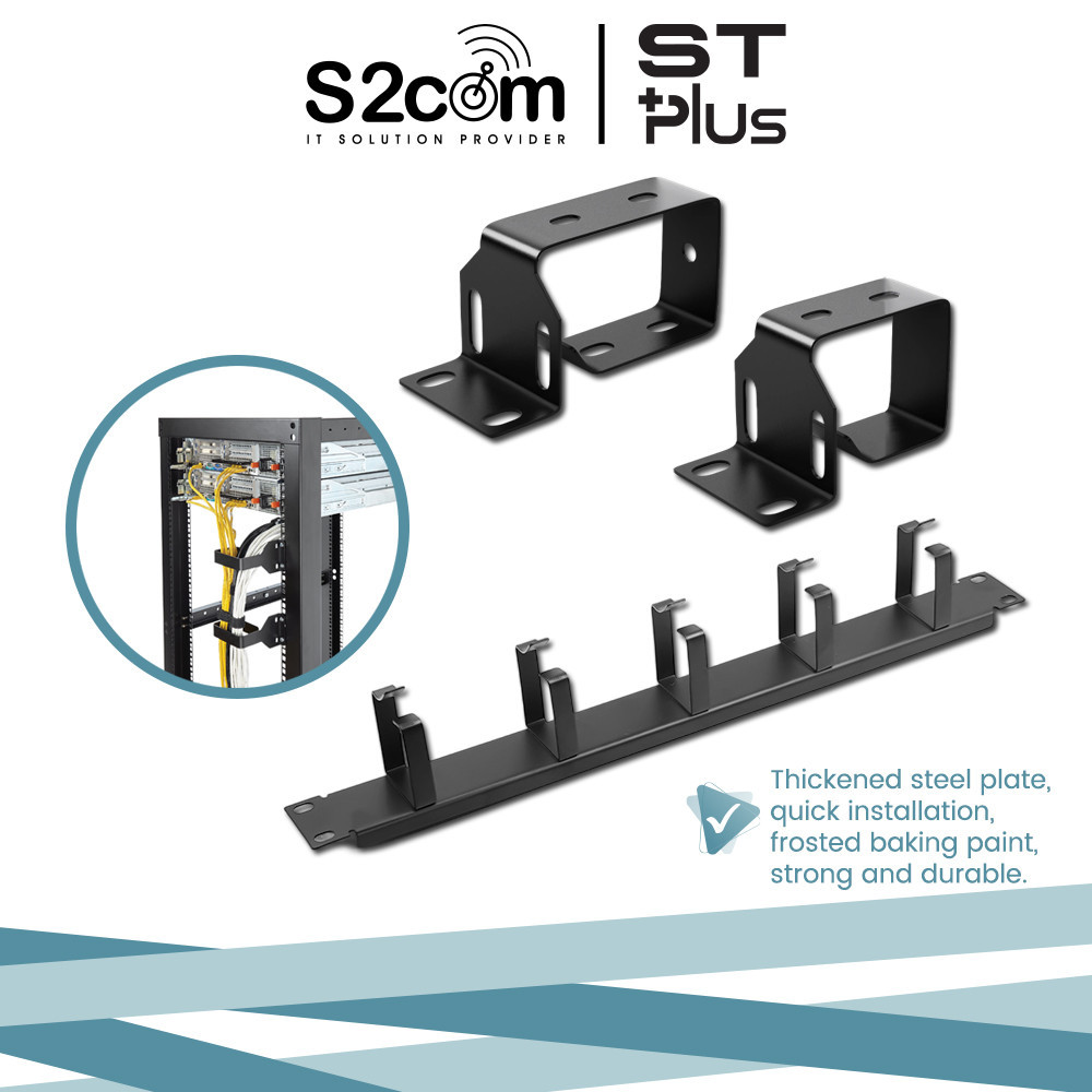 D-Ring Hook Multi-Directional Server Rack Cable Management Kit | Shopee ...