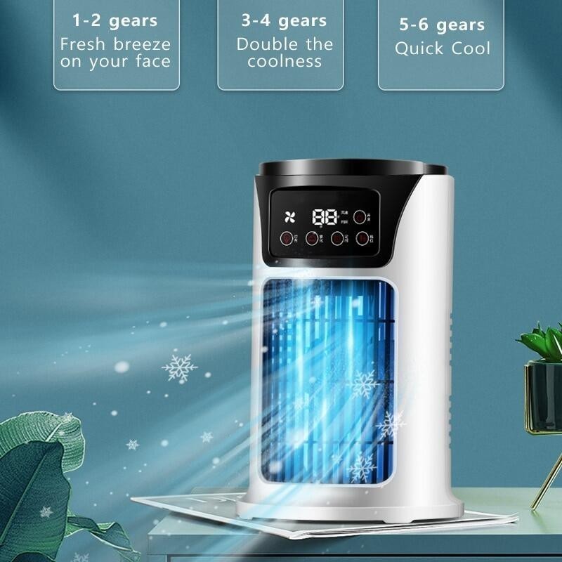 Super Cool Water Air Conditioner Fan Portable Air Cooler Fan Water ...