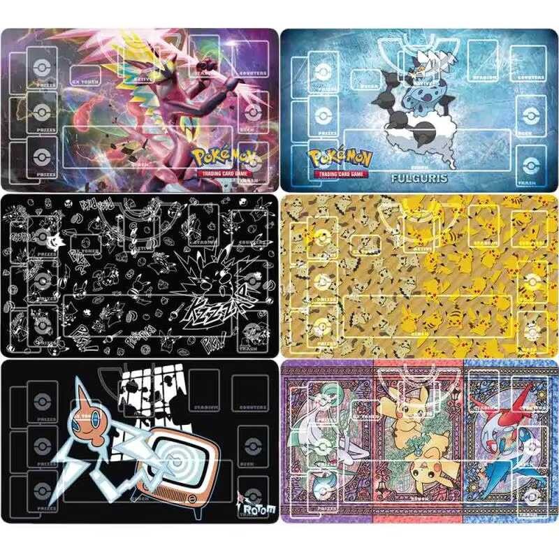 Gaming Mouse Pad Pokemon Ptcg Card Mat Mimikyu Rotom Raikou Charizard ...