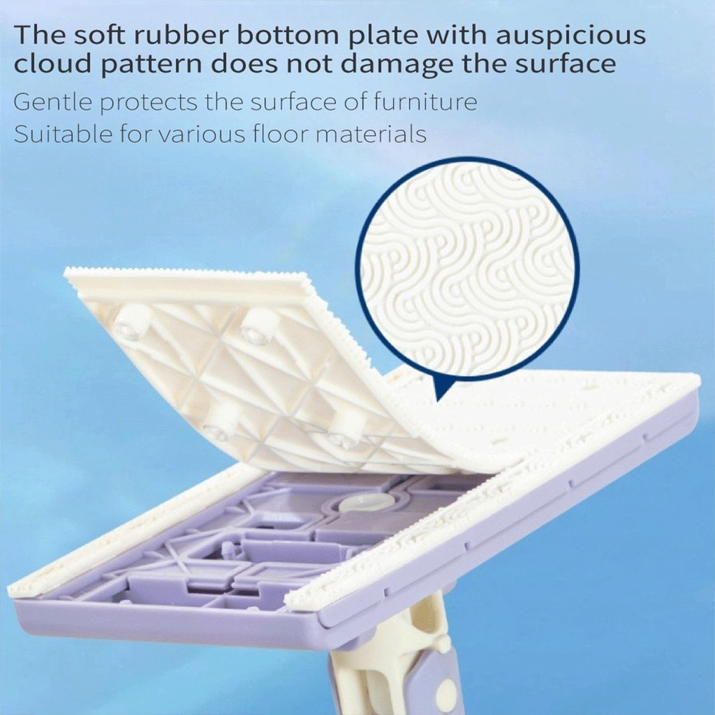 Mop Viral Mop Lantai Flat mop 360 Spin Rotate Mop Lazy Push Squeeze ...
