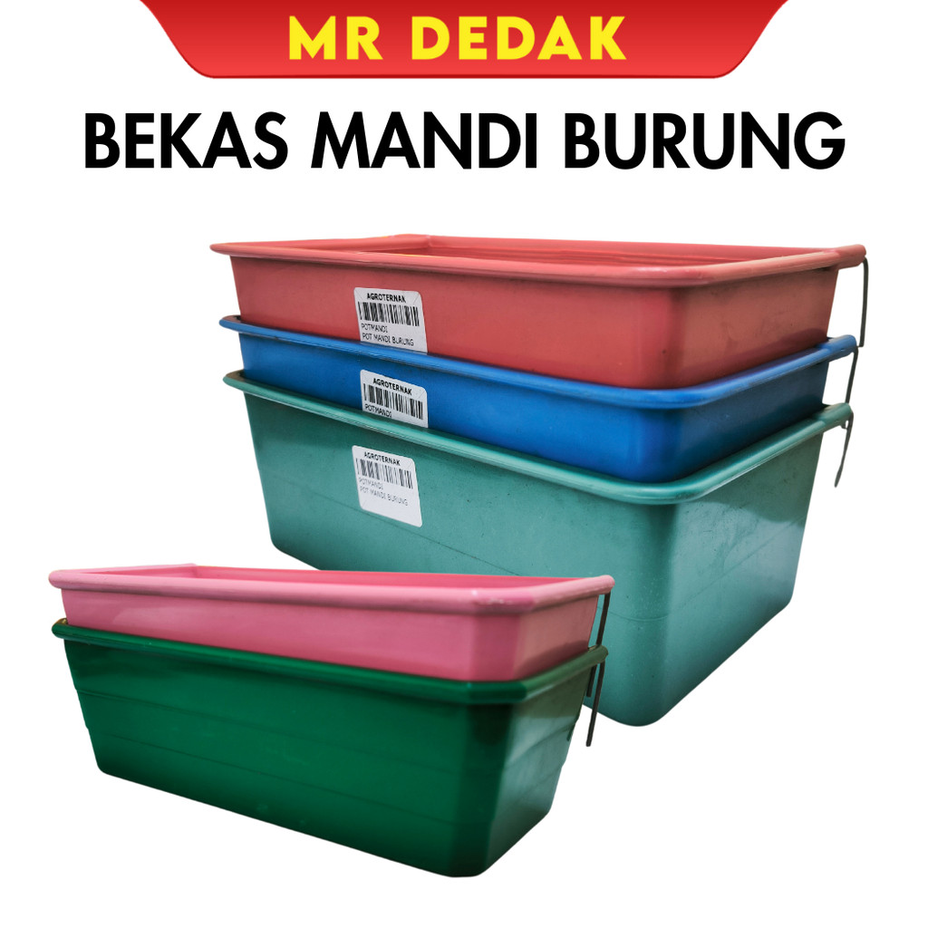 BEKAS MANDI BURUNG BESAR DAN KECIL | POT MANDI BURUNG | BIRD BATHING ...